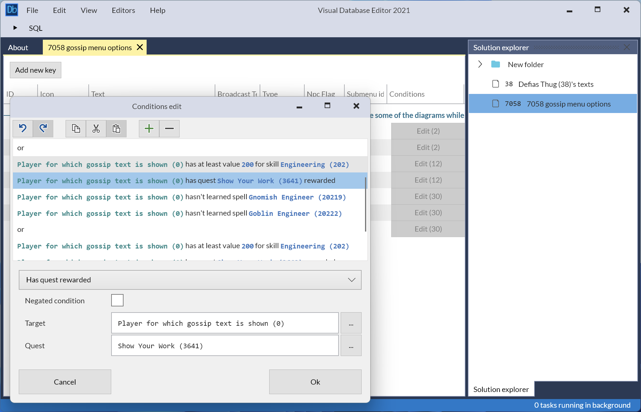 WoW Database Editor :: 2021 Summary